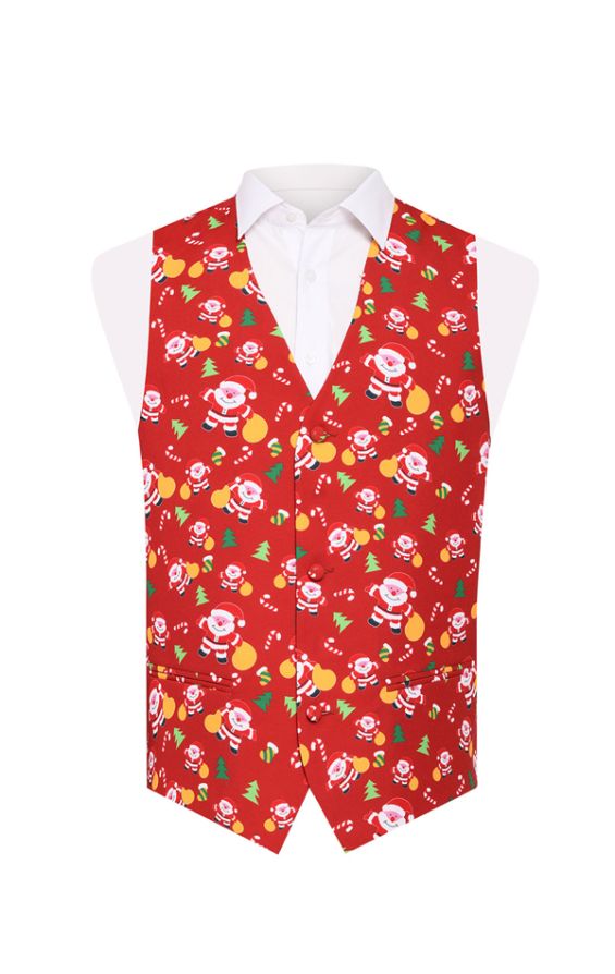 Dobell Boys 'Happy Santa Claus' Christmas Vest | Dobell