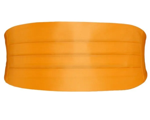 Orange Poly Cummerbund | Dobell