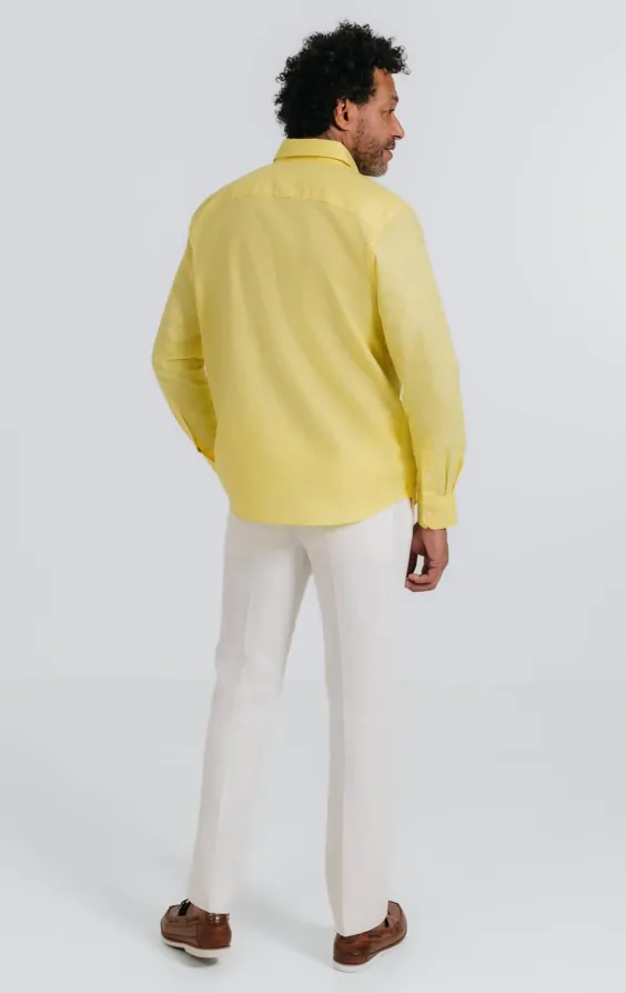 Yellow Linen Shirt | Dobell