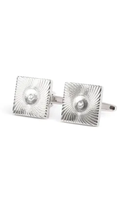 Crystal Centred Sunray Cufflinks | Dobell