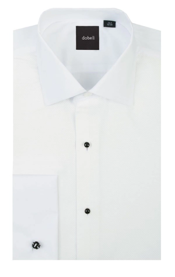 Standard Collar, Marcella Front Tuxedo Shirt by Dobell | Dobell